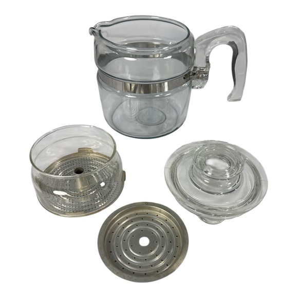 Pyrex | Kitchen | Vintage Pyrex 4 Cup Glass Percolator Coffee Pot Model ...